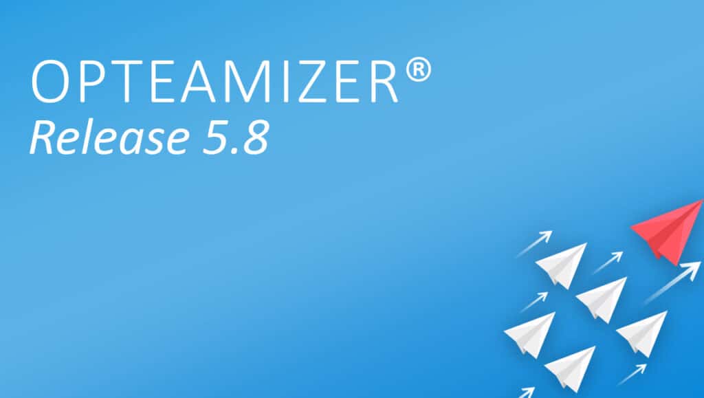 Neue Funktionen im OPTEAMIZER